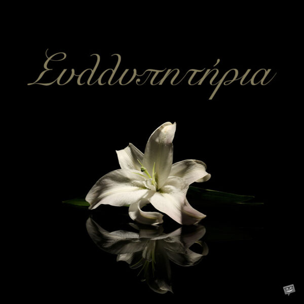 Συλλυπητήριά | 40 Ευχές για μια Απώλεια