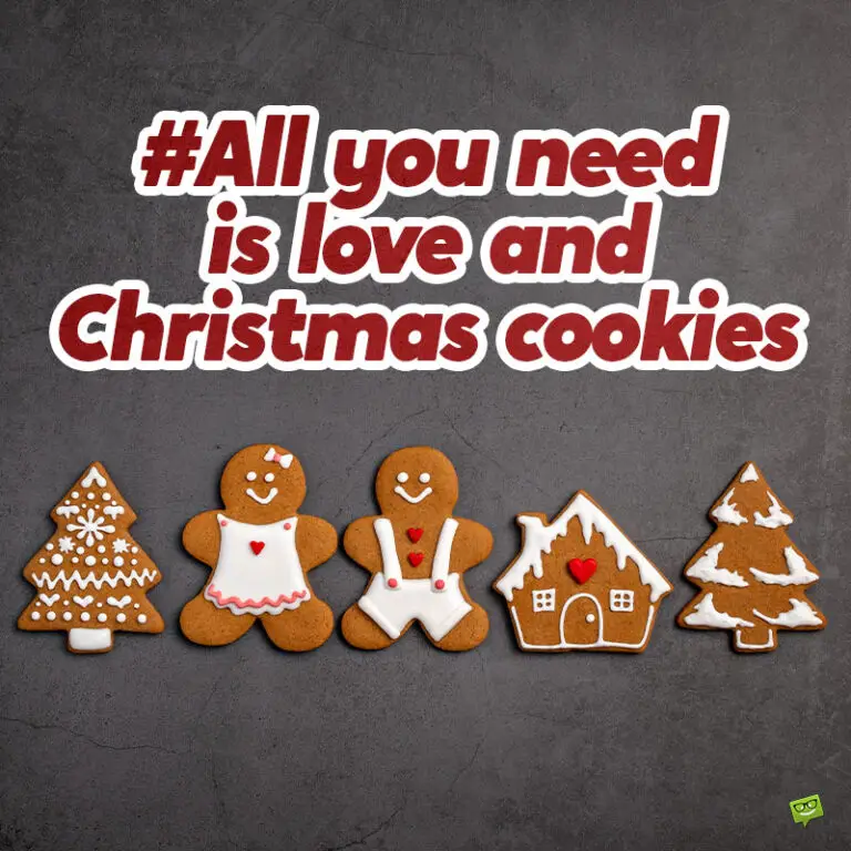 Best 25 Christmas Baking Quotes and Captions for December 25