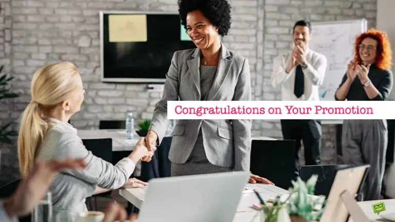 40 Congratulations on Your Promotion Sample Messages