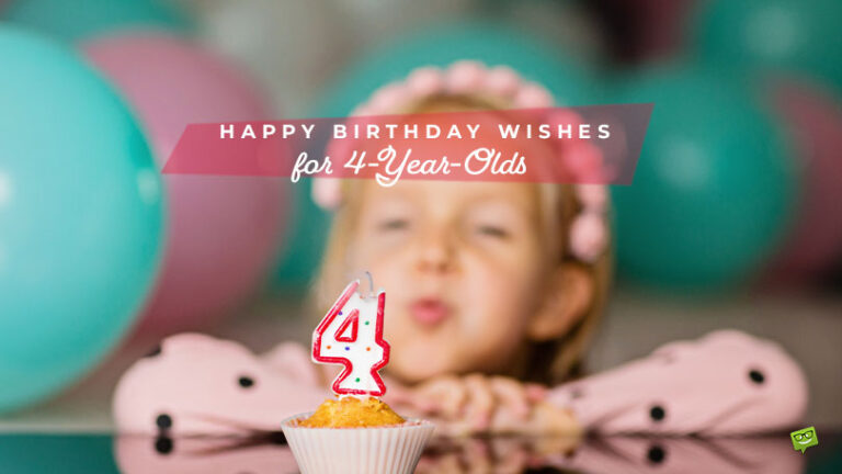 Best 30+ Happy Birthday Wishes for 4-Year-Olds