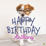 Happy Birthday, Anthony! | Wishes, Images and Memes for him