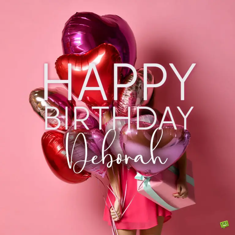 Happy Birthday Debbie/Deborah - Images and Wishes