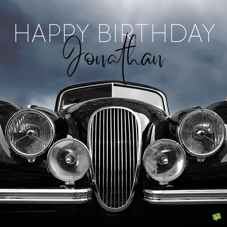 Happy Birthday Jonathan - Images and Wishes to Share