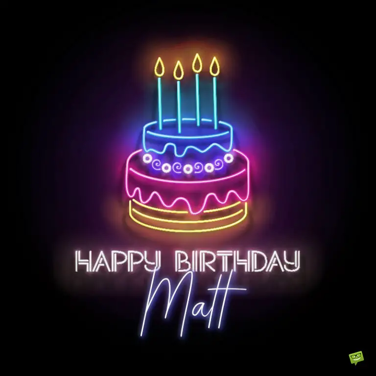 Happy Birthday Matt! - Images and Wishes to Share with Him