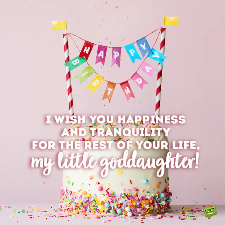 Happy Birthday, Goddaughter! | Wishing You The Best