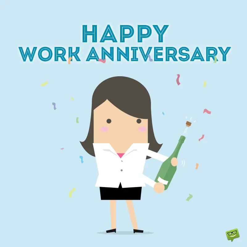Happy Work Anniversary Cards Sample Templates