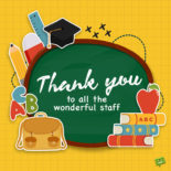 Thank You Notes for Teachers and School Staff to Share