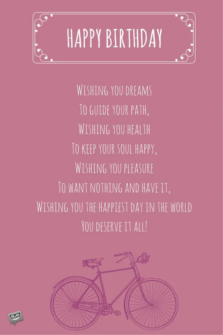 Happy Birthday Poems Wishes That Rime Happy Birthday Poems Wishes That Rime