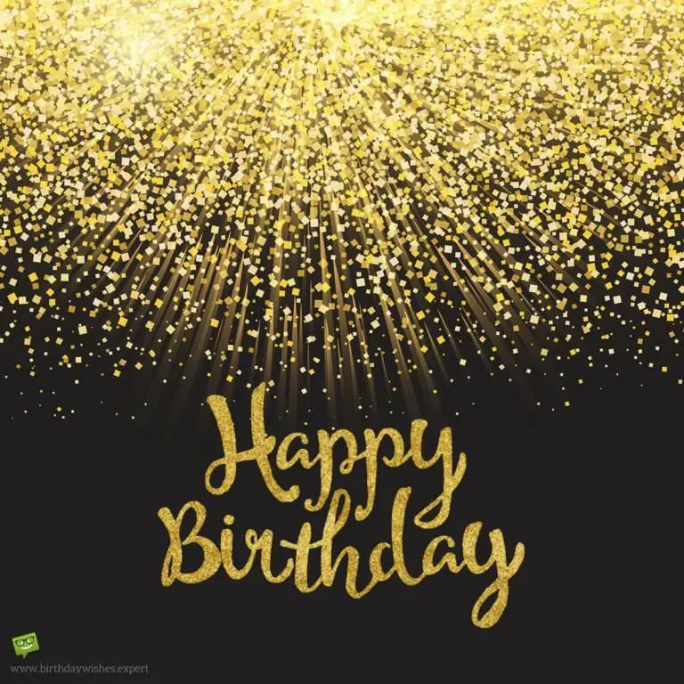 30 Shining Golden Birthday Wishes and Quotes to Share