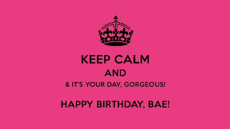 Happy Birthday Bae Quotes : My Love's Before Anyone Else