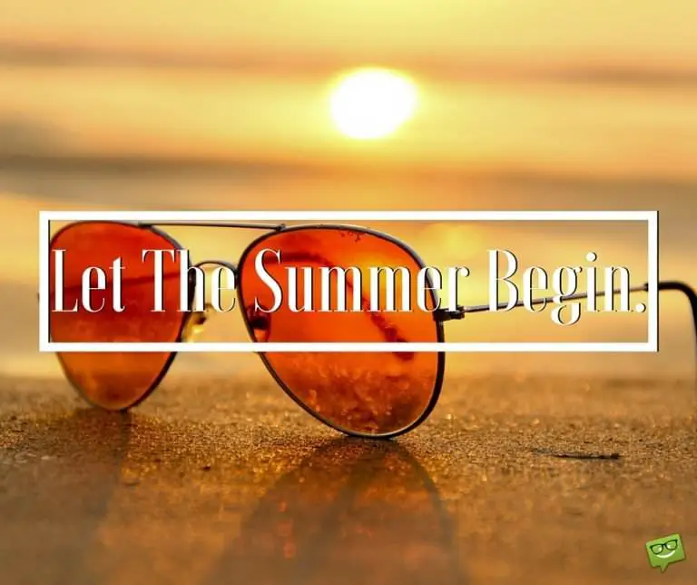 Famous Summer Quotes and Carefree Summer Images