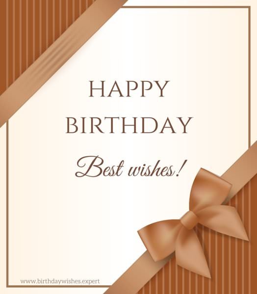 101 Formal Birthday Wishes Following Protocol