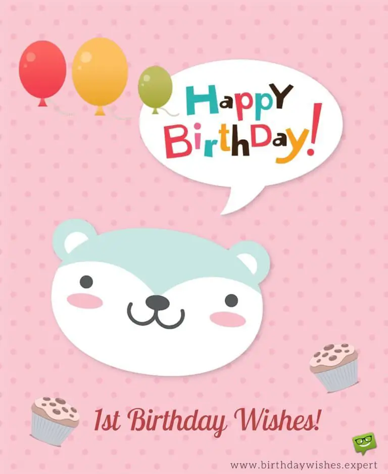 Happy 1st Birthday | 30 Wishes for their First Living Year