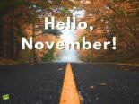 Hello, November! | Quotes for the Month of Gratitude