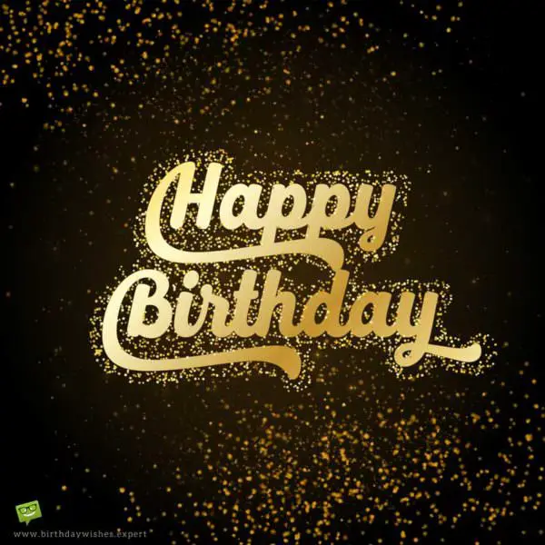 30 Shining Golden Birthday Wishes and Quotes to Share