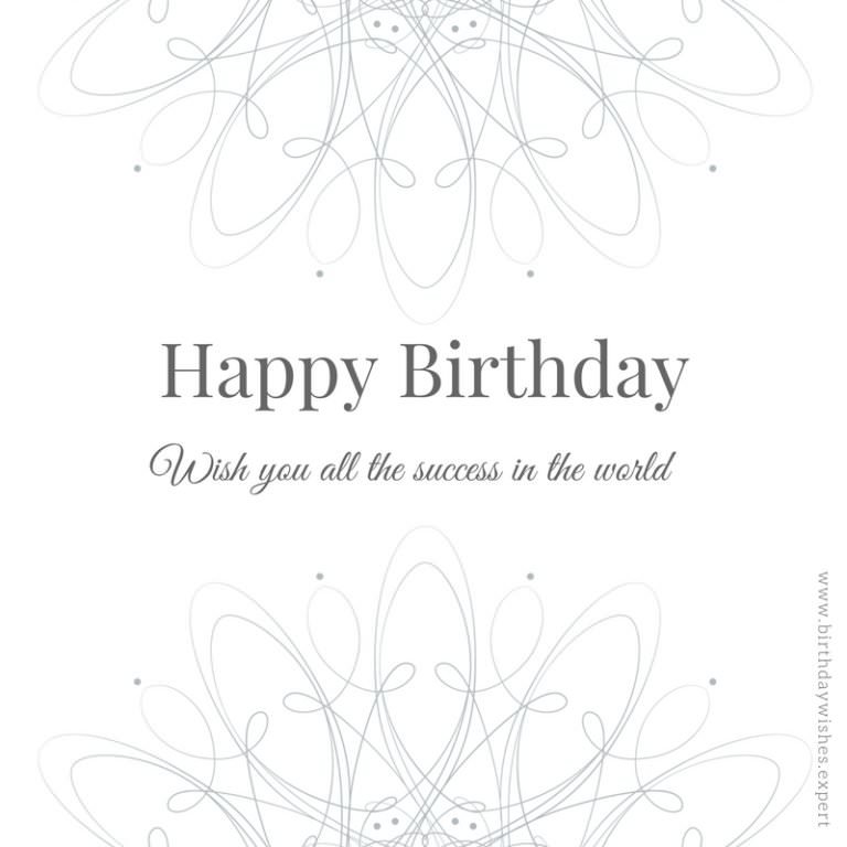 50 Classy Professional Birthday Wishes: Stand Out!