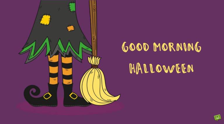 12 Good Morning Wishes for a Scarily Funny Halloween