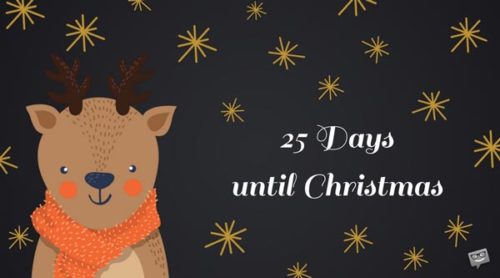 A Christmas Countdown : How Long Until December 25th?