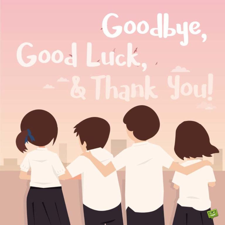 Farewell Messages for a Teacher and Mentor