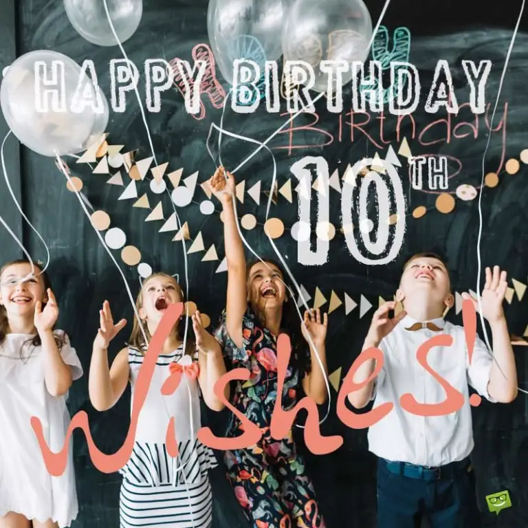 Happy 10th Birthday! It's Your First Double-Digit Birthday!