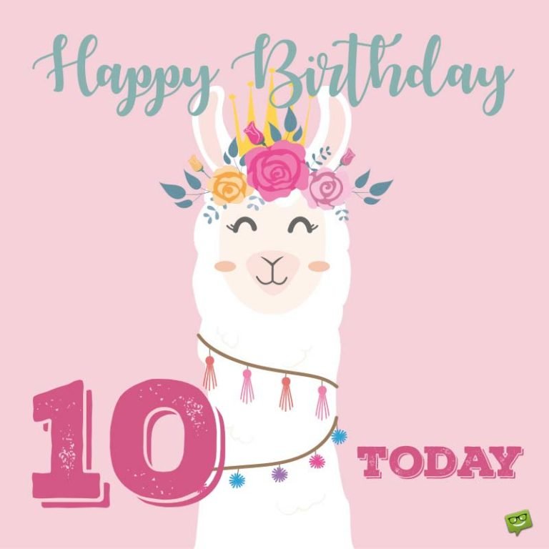 Happy 10th Birthday Wishes For A Special 10 year old