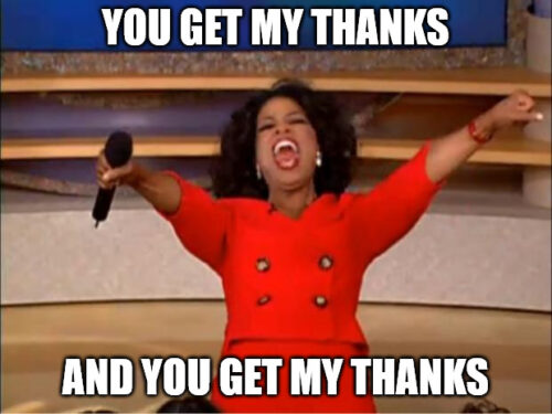 40 Thank You Memes To Share and Show Your Gratitude