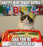 Happy Birthday April! Wishes, Images and Memes for her