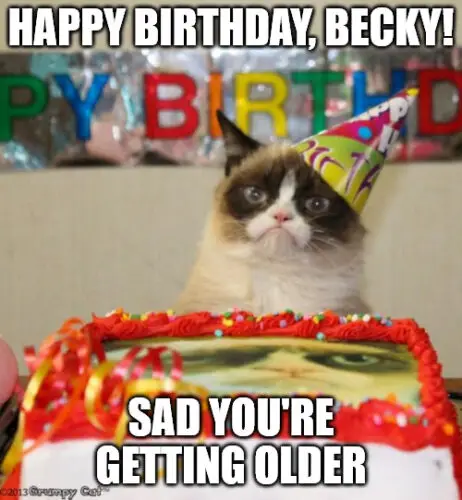 Happy Birthday, Becky! – Images, Wishes and Memes for Her