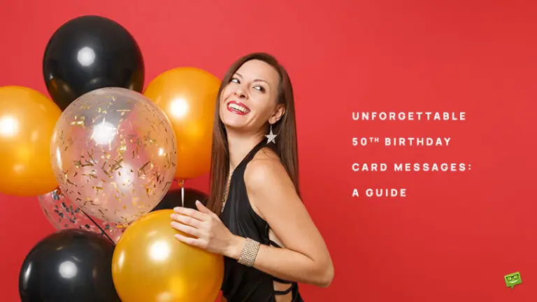 Unforgettable 50th Birthday Card Messages: What to Write
