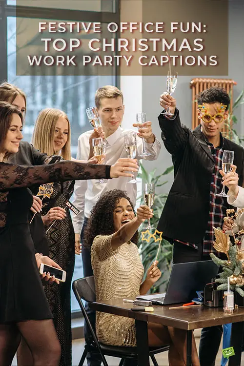 Top Christmas Work Party Captions for Office Festivities